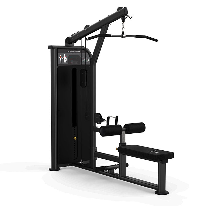 Hit Fitness Commercial Lat Pulldown / Seated Row Machine — McSport