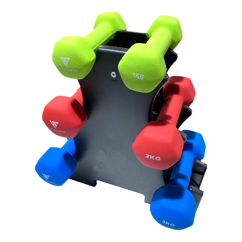 Hit Fitness Neoprene Dumbbells — 12kg Set — McSport