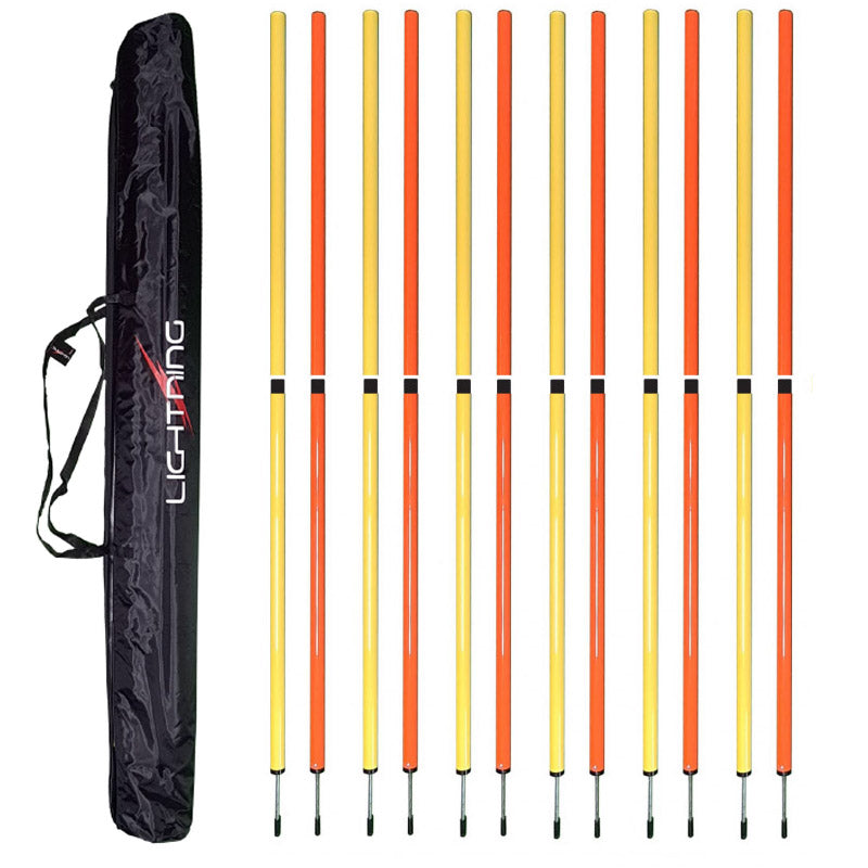 Lightning Boundary Pole Set — 12 with Bag — McSport