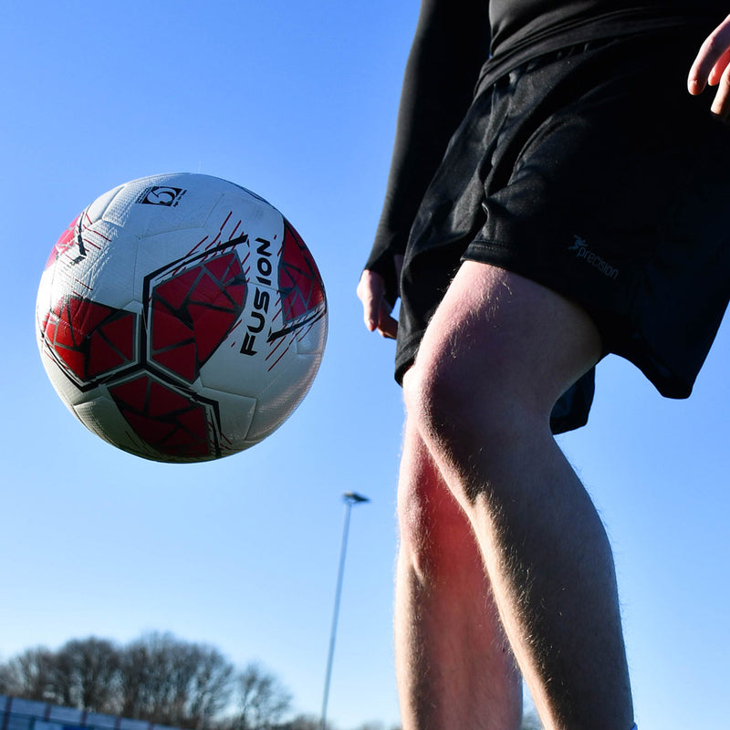 Precision Fusion FIFA Basic Training Football (Red) — Size 5