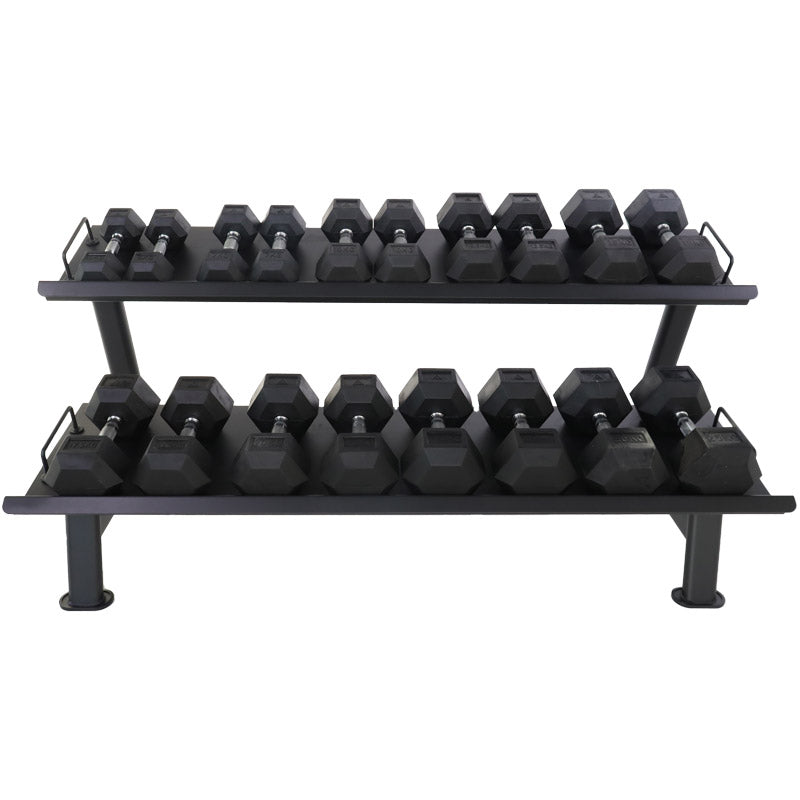 Home Gym Hex Dumbbells Pack - 9 Pairs — 5kg to 25kg