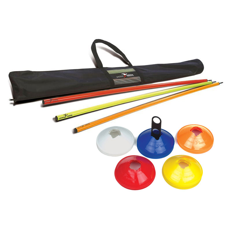 Precision Training Agility Drills Pack — Poles & Cones