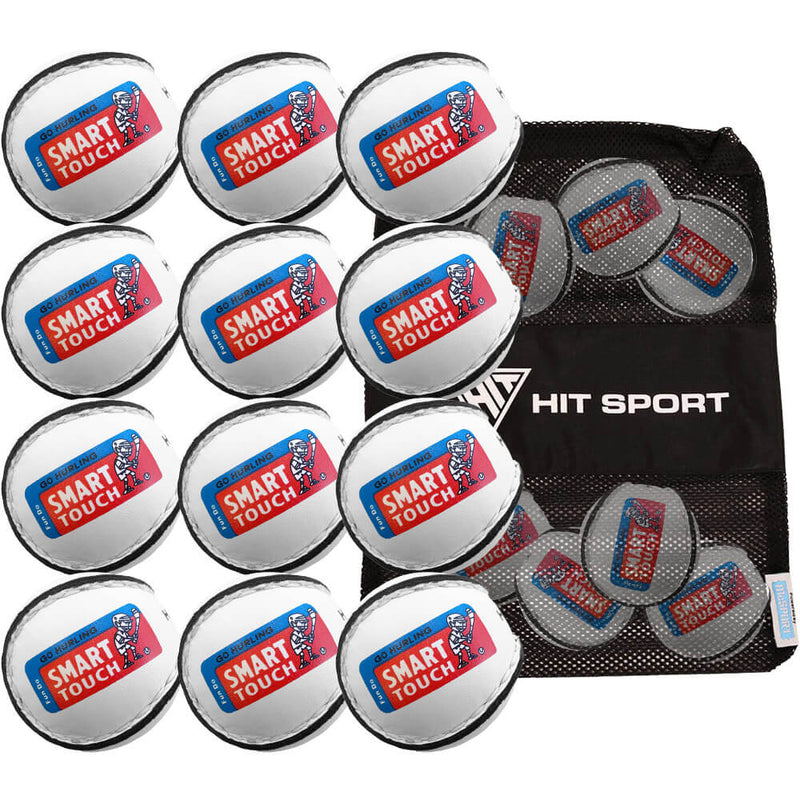 Smart Touch Kids Sliotar U12's — 12 Pack + Bag
